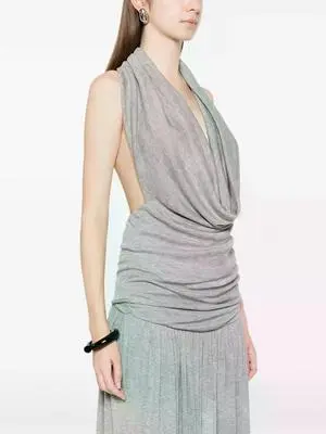 AYA MUSE Draped Halterneck Top