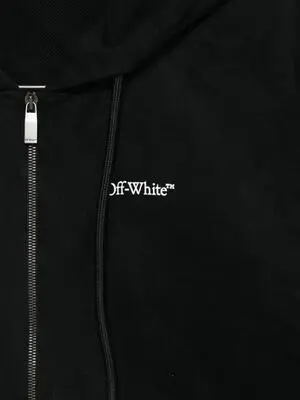 Off-White Hooded Zip Sweatshirt