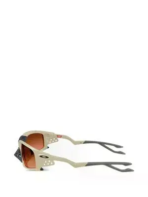 Oakley Plantaris Sq Logo-detail Sunglasses - Neutrals