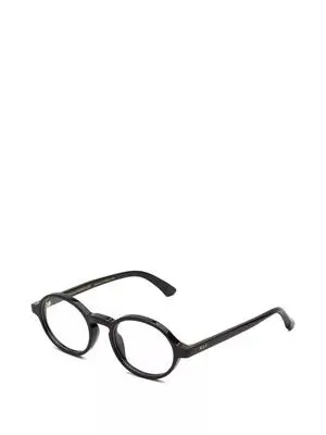 RETROSUPERFUTURE Round Frame Eyeglasses - Black