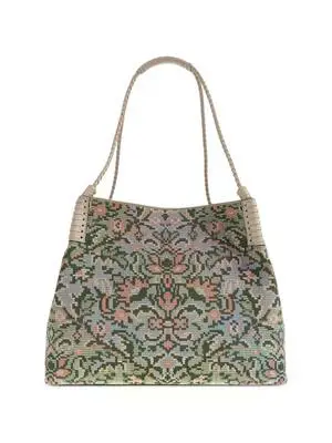 Etro Floral Pegasus Tote Bag - Blue