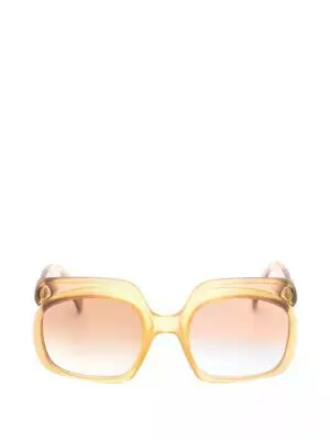 Dior 1970s Rectangle-frame Sunglasses