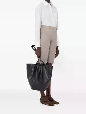 Loulou De Saison Side-pocket Knee-length Shorts - Neutrals