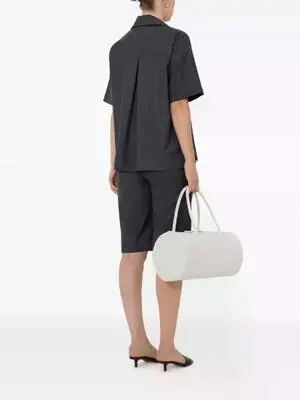 Loulou De Saison Boa Cuban Collar Pleat Shirt