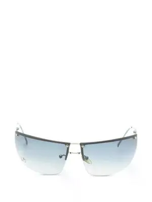 Gucci 2010s Rimless Sunglasses - Blue