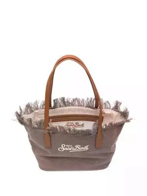 MC2 SAINT BARTH City Fringed Tote Bag - Brown