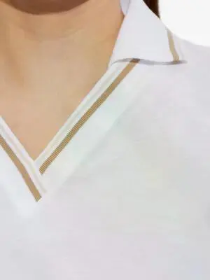Bogner Jula Striped V-neck T-shirt