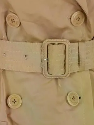 Ermanno Scervino Belted Embroidered Trench Coat