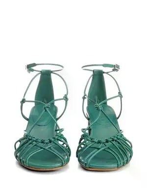 FORTE_FORTE Open-toe Leather Sandals