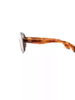 GIGI STUDIOS Naelle Geometric Sunglasses - Brown