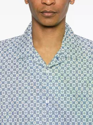 Obey Patterned Short-sleeve Shirt - Blue