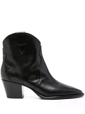 ANNA F. Cowboy Ankle Boots