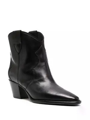 ANNA F. Cowboy Ankle Boots