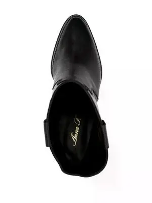 ANNA F. Cowboy Ankle Boots