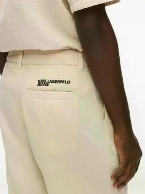 Karl Lagerfeld Crinkled Textured Shorts
