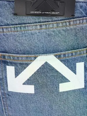 Off-White Jeans With Arrow Logo