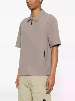 HIKING PATROL Zip Short-sleeve Shirt - Neutrals