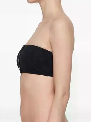 TOTEME Ribbed Strapless Bikini Top