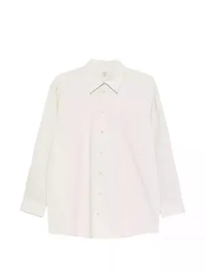 TOTEME Beige Cotton Button-front Shirt