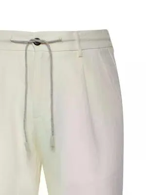Eleventy Drawstring-fastening Trousers - Neutrals