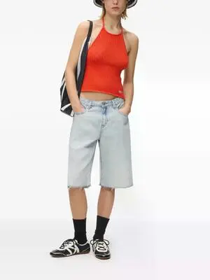 Karl Lagerfeld Five-pocket Denim Shorts