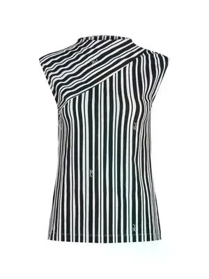 Karl Lagerfeld Striped Sleeveless Top