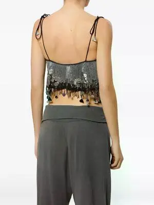 Isabel Marant Étoile Liwane Sequin-embellished Silk Top