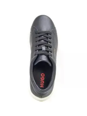 Hugo Leather Sneakers - Black