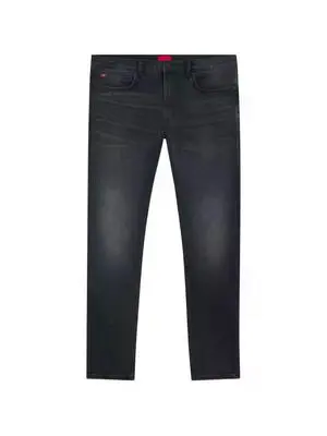 Hugo Whiskering Effect Jeans - Blue