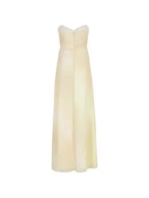 ERMANNO FIRENZE Twisted Strapless Maxi Dress - Neutrals