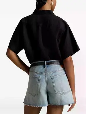Polo Ralph Lauren Patch-pocket Linen Shirt - Black