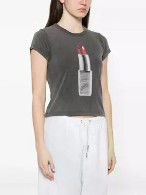 Alexander Wang Lipstick-print T-shirt