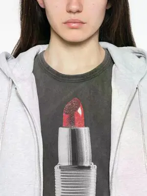 Alexander Wang Lipstick-print T-shirt
