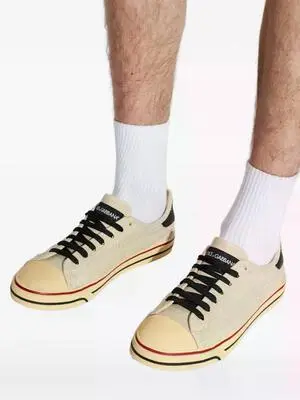 Dolce & Gabbana Cotton Sneakers - Neutrals
