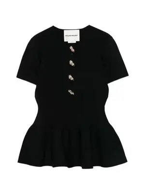 Roland Mouret Short Sleeve Blouses