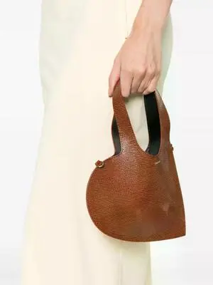 Coperni Mini Heart Tote Bag - Brown