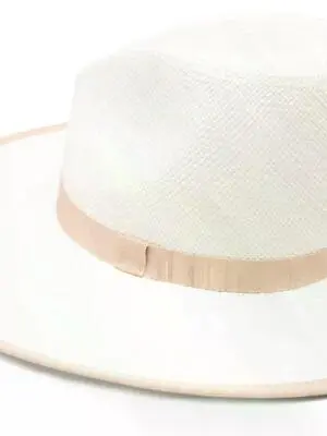 Max Mara Panama Hat - White