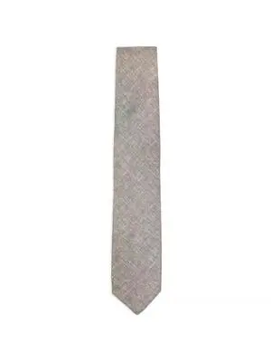 Corneliani Herringbone Necktie - Neutrals