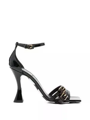 Moschino Buckle-strap Leather Sandals