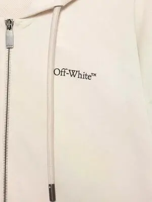 Off-White Hooded Zip Sweatshirt
