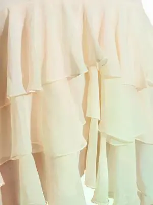 ROTATE BY BIRGER CHRISTENSEN Ruffled High-low Dress