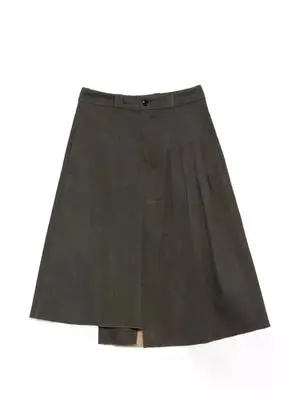 Our Legacy Origami Asymmetric Hem Midi Skirt