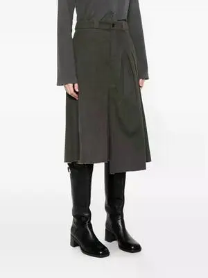 Our Legacy Origami Asymmetric Hem Midi Skirt