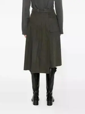 Our Legacy Origami Asymmetric Hem Midi Skirt