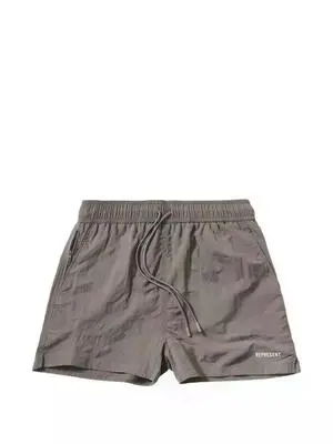 REPRESENT Core Drawstring Swim Shorts - Brown