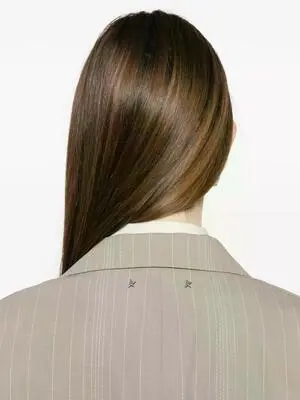 GOLDEN GOOSE Pinstripe Embellished Blazer