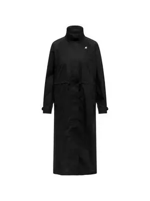 K-WAY Barbrein Drawstring Coat - Black