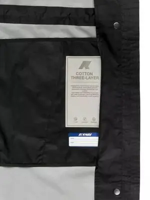 K-WAY Barbrein Drawstring Coat - Black