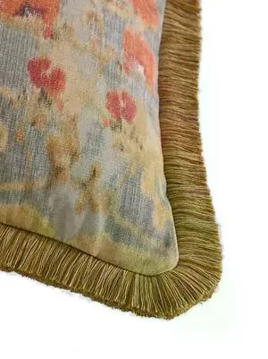 SOHO HOME Halsey Floral Fringed Cushion