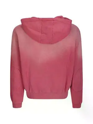 BRAIN DEAD Padded-elbow Zip-up Hoodie